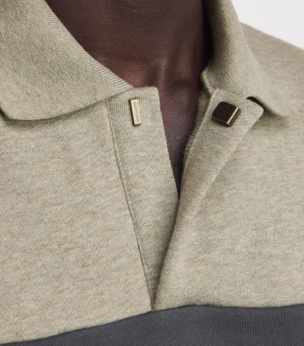 Fear Of God Cropped Relaxed Polo Shirt - Green