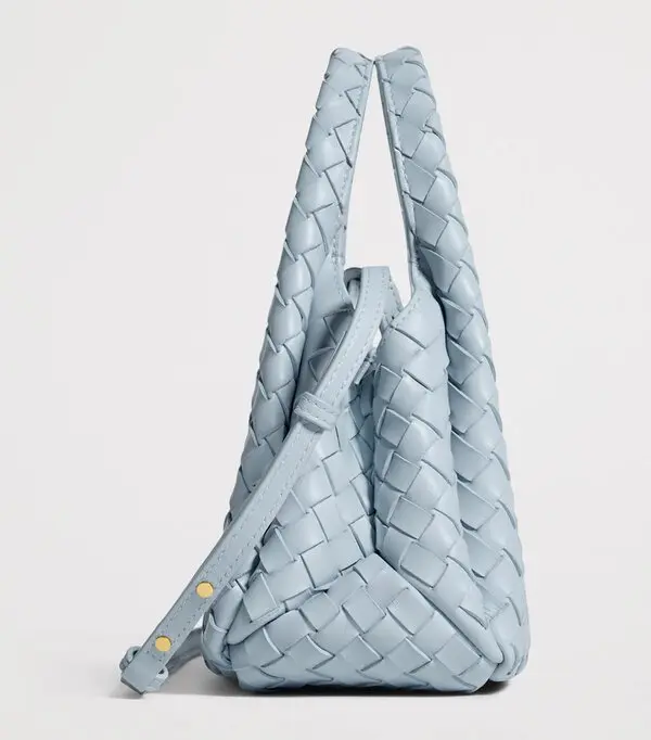 Bottega Veneta Baby Campana Shoulder Bag - Grey