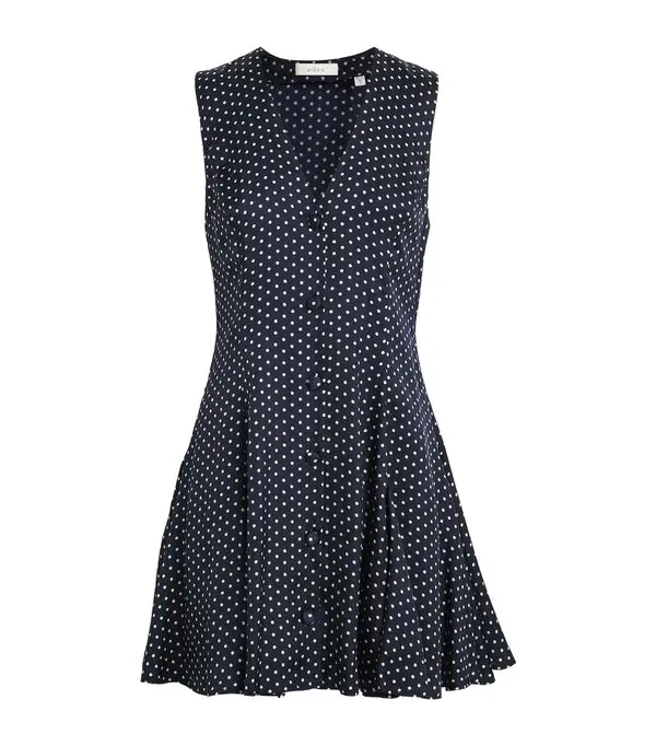 DÔEN Silk-blend Aubrey Mini Dress
