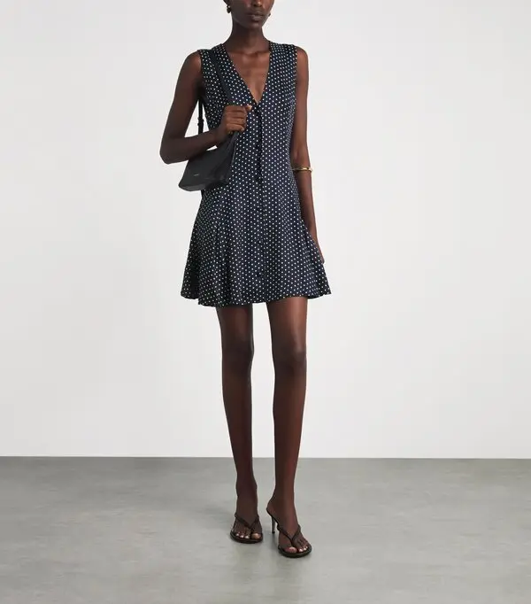 DÔEN Silk-blend Aubrey Mini Dress