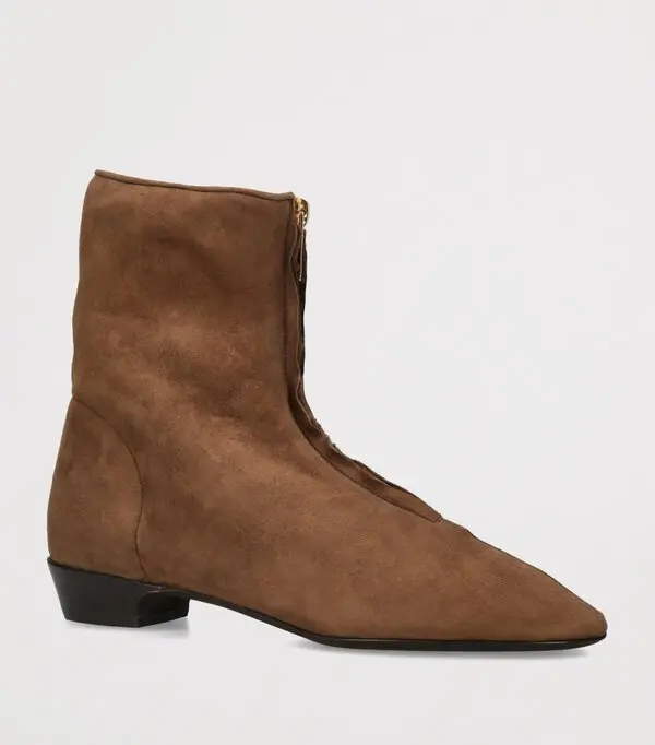 HERBERT LEVINE Suede Easy Does It Ankle Boots