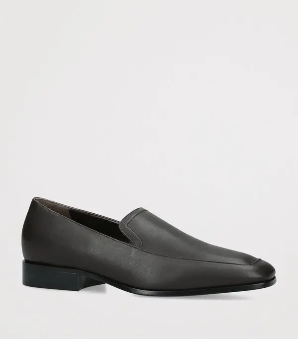 HERBERT LEVINE Leather The Real Deal Loafers 25