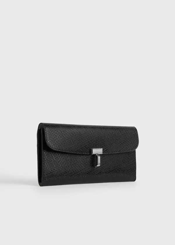 TOTEME T-lock Palmellato-patent Wallet