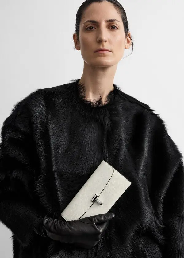 TOTEME T-lock Palmellato-patent Wallet