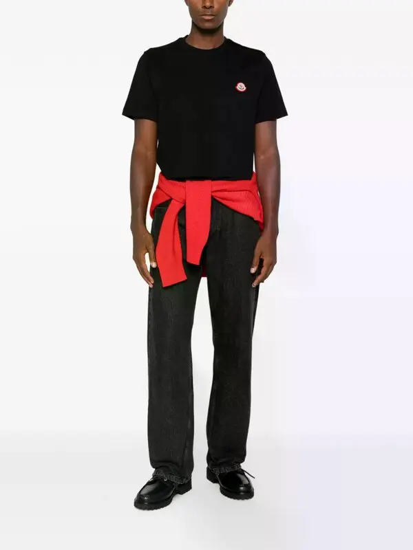 Moncler Logo-patch Crew-neck T-shirt