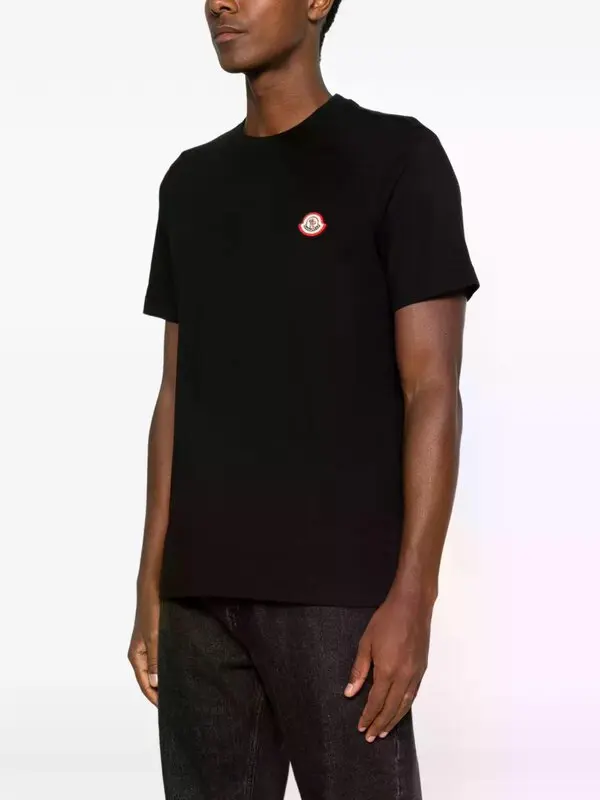 Moncler Logo-patch Crew-neck T-shirt