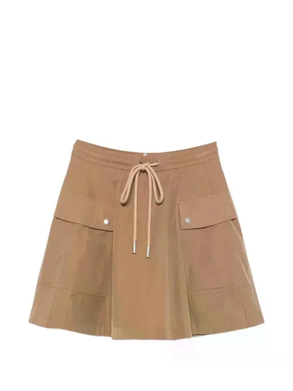 Moncler Drawstring Waist Mini Skirt