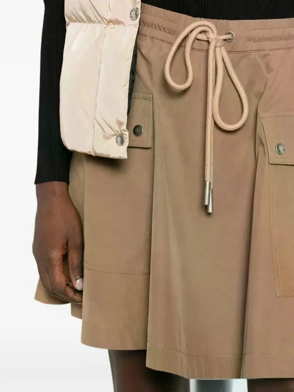 Moncler Drawstring Waist Mini Skirt