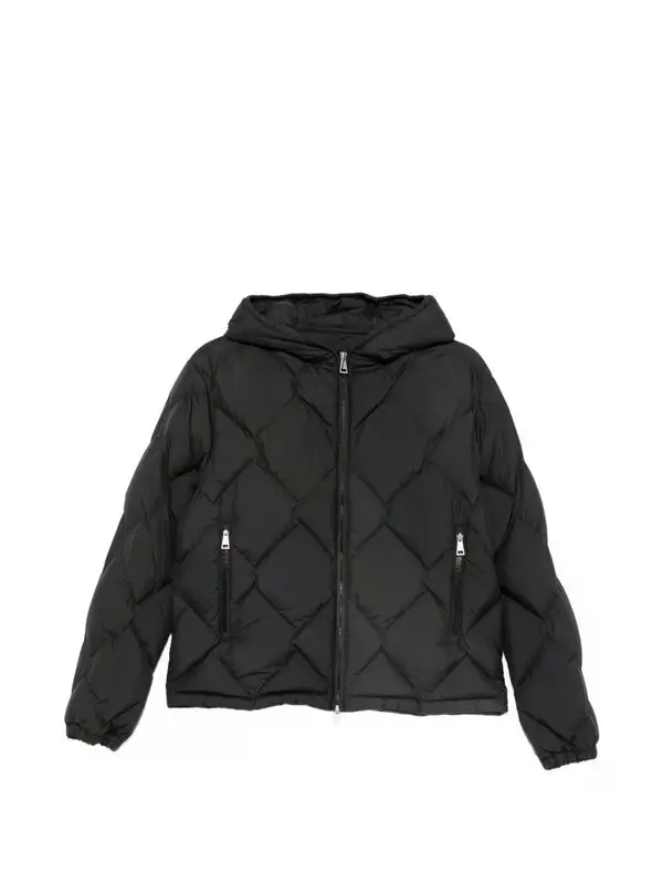 Moncler Arvouinne Hooded Down Jacket - Black