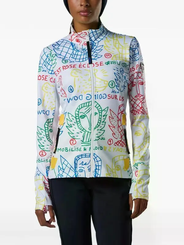 Rossignol Doodle Print High Neck Performance Jacket