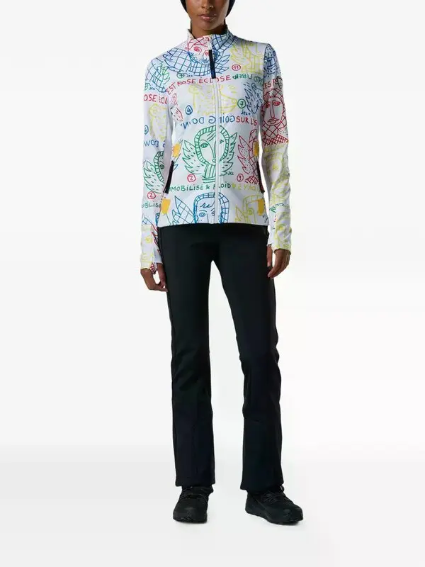 Rossignol Doodle Print High Neck Performance Jacket