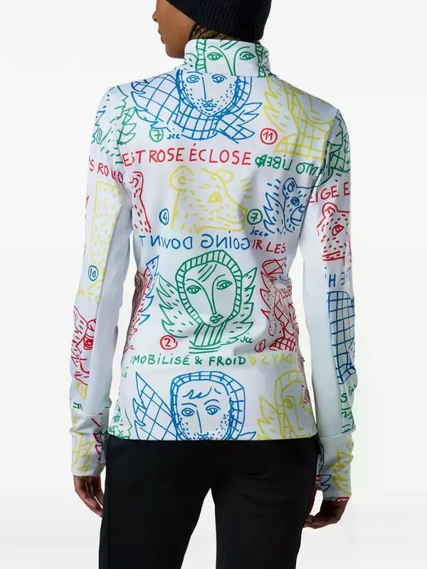 Rossignol Doodle Print High Neck Performance Jacket