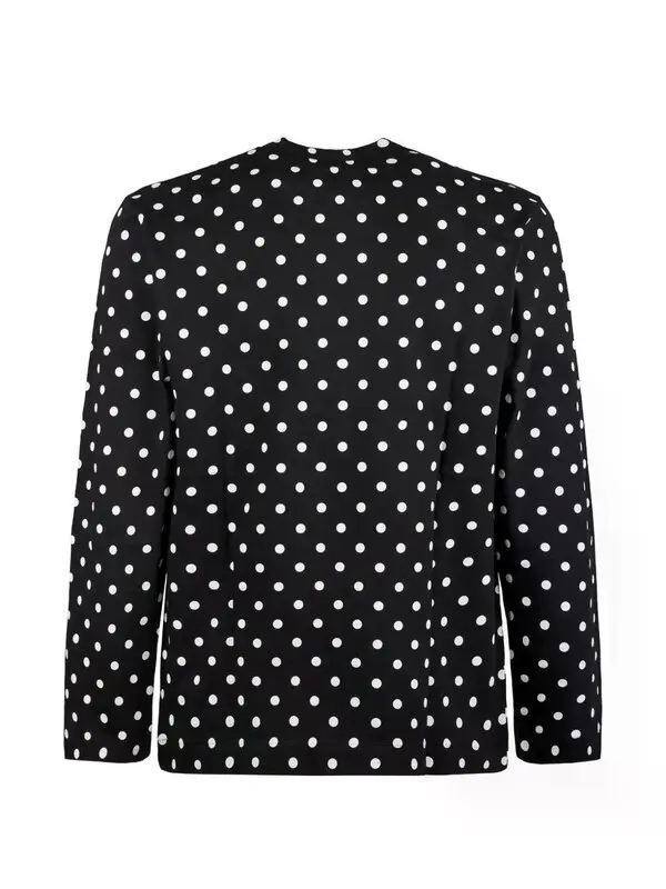 Play Comme Des Garcon Polka-dot Long-sleeve T-shirt