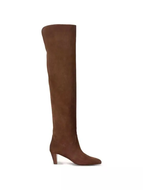Ralph Lauren Harlee Calf-suede Boots - Brown