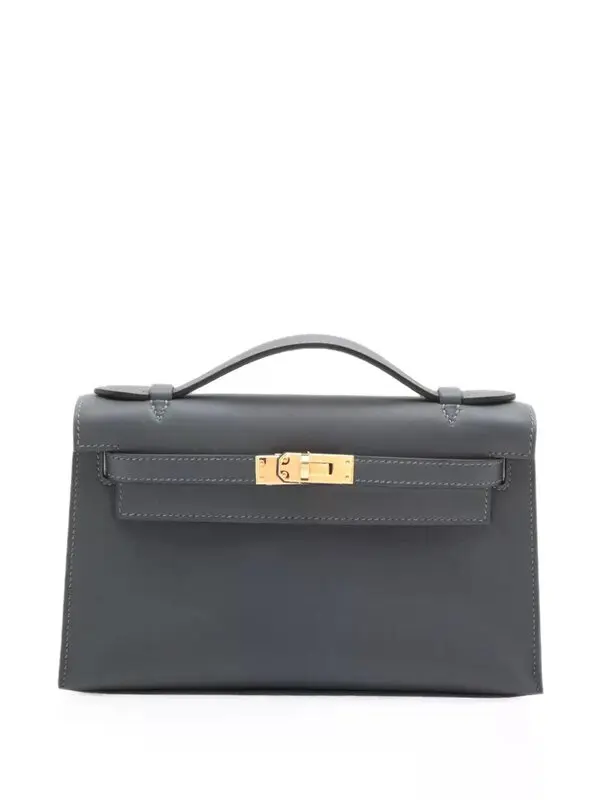 Hermès 2025 Swift Leather Kelly Pochette 22 Handbag