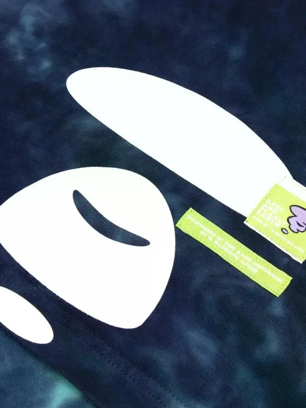 AAPE BY *A BATHING APE Moonface Tie-dye T-shirt
