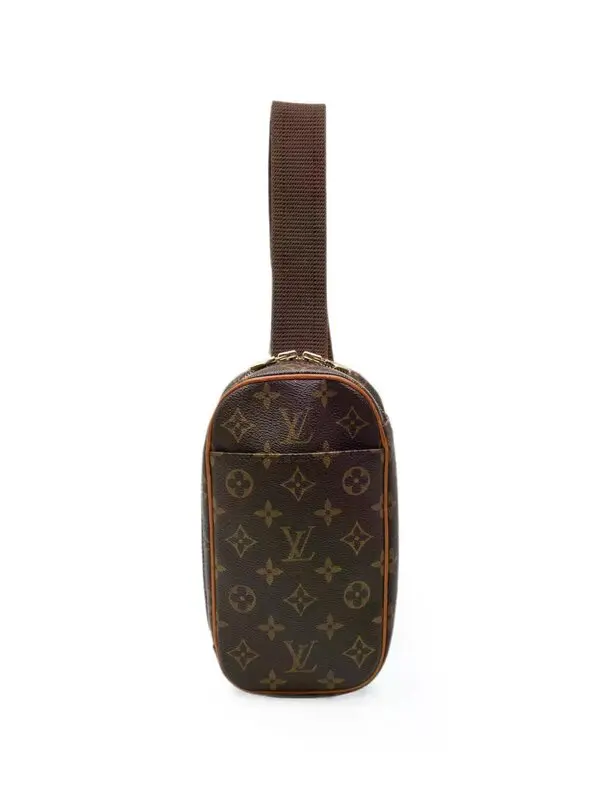 LOUIS VUITTON Monogram Canvas Pochette Gange Crossbody Bag