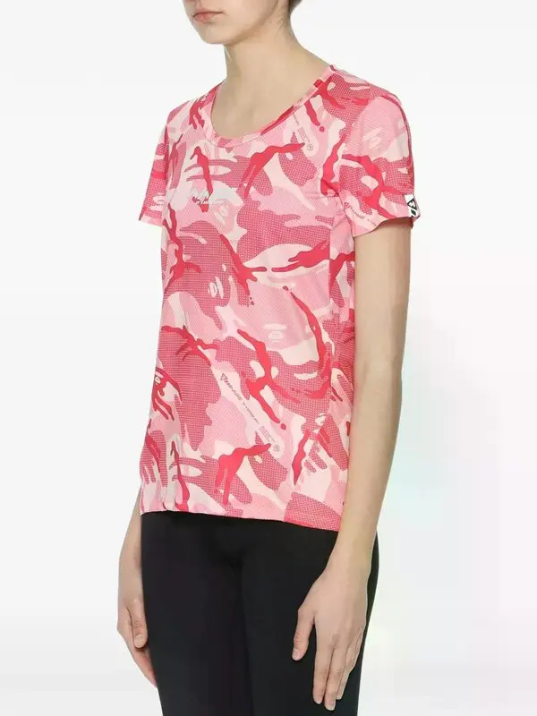 AAPE BY *A BATHING APE Camouflage-print Logo T-shirt