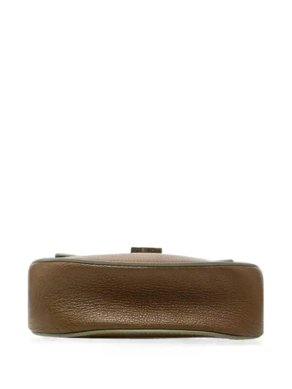 Chloé 2014 Mini Smooth And Grained Calfskin Drew Crossbody Bag - Brown