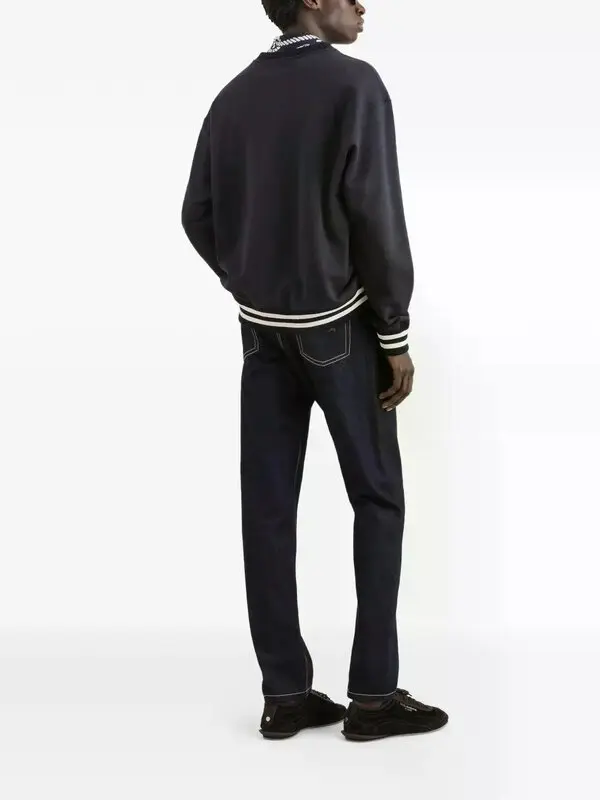 Dolce & Gabbana Cotton Sweatshirt With Embroidery