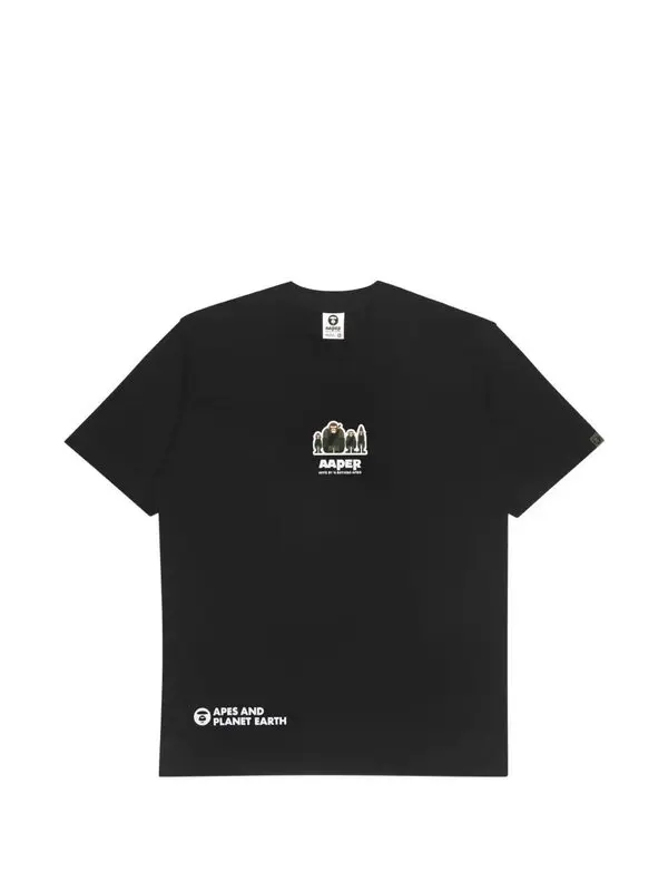 AAPE BY *A BATHING APE Aaper Graphic-patch T-shirt