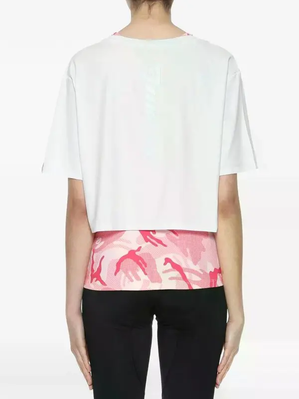 AAPE BY *A BATHING APE Aap Aape Layered-effect Logo-print T-shirt