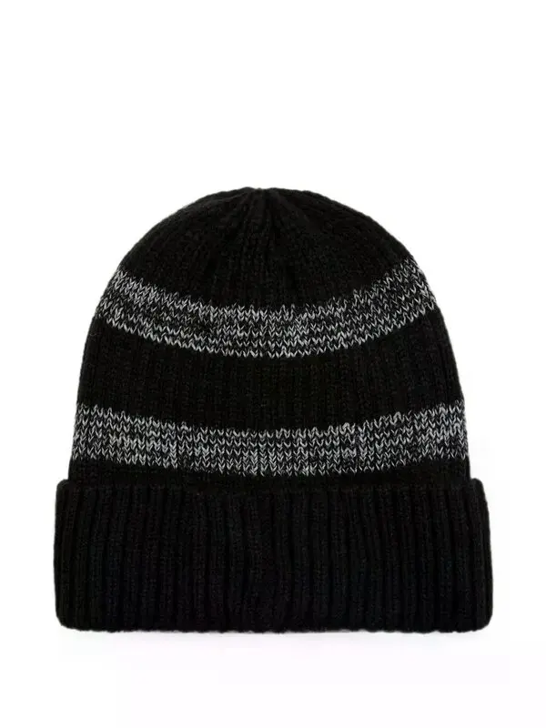 AAPE BY *A BATHING APE Striped Chunky-knit Beanie Hat