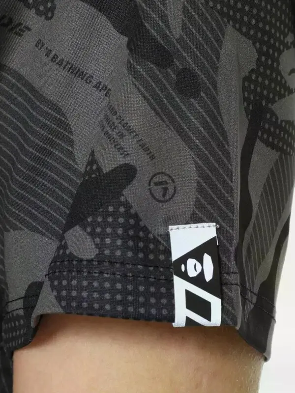 AAPE BY *A BATHING APE Camouflage-print Logo-print T-shirt