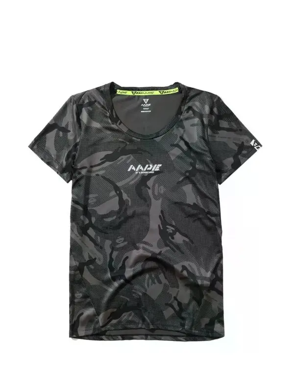 AAPE BY *A BATHING APE Camouflage Print Logo T-shirt