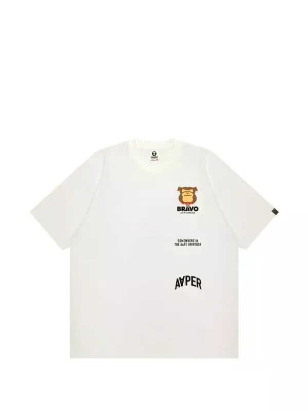 AAPE BY *A BATHING APE Aaper Bravo Printed T-shirt