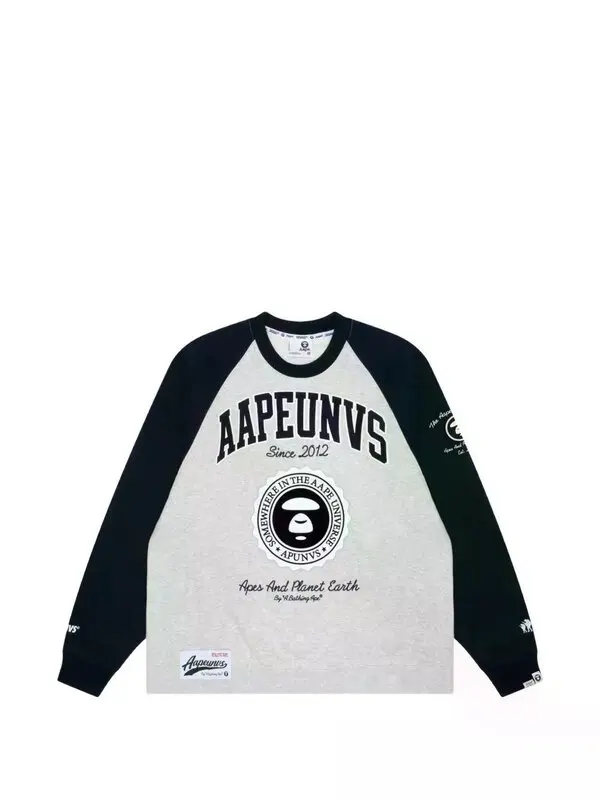 AAPE BY *A BATHING APE Moonface Raglan Sweatshirt