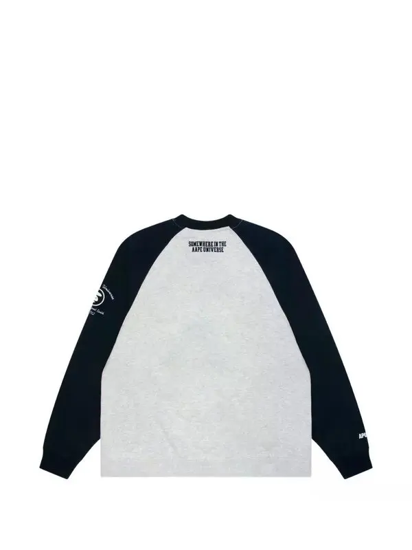 AAPE BY *A BATHING APE Moonface Raglan Sweatshirt