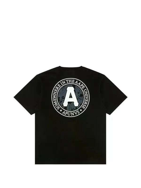 AAPE BY *A BATHING APE Logo-print Crew-neck T-shirt
