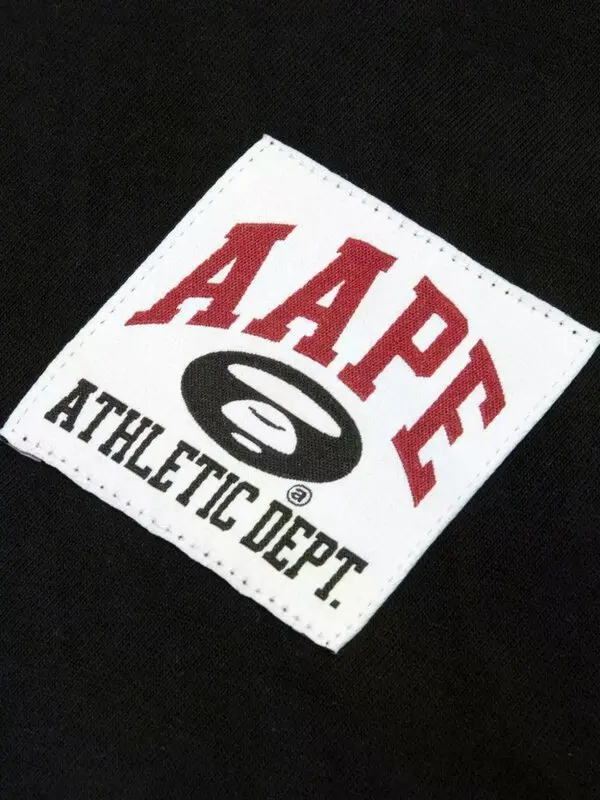 AAPE BY *A BATHING APE Logo-print Crew-neck T-shirt