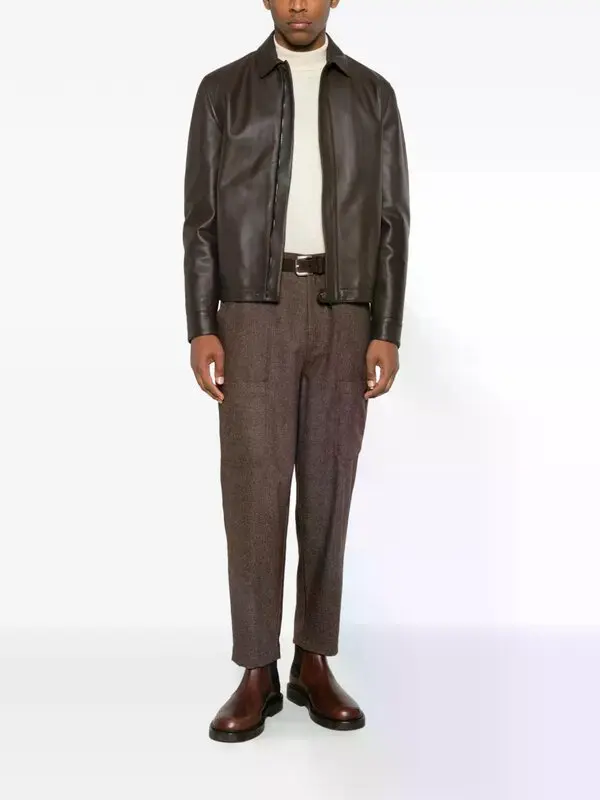 Eleventy Patch-pocket Straight Leg Trousers