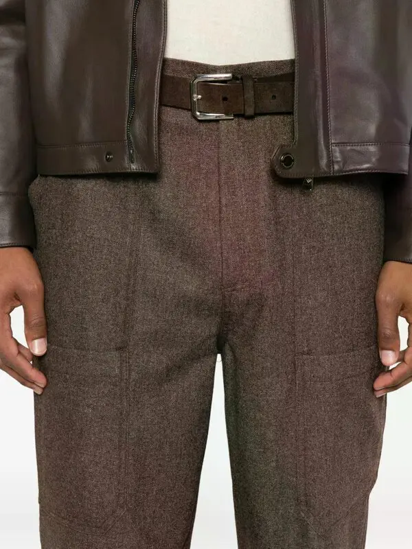 Eleventy Patch-pocket Straight Leg Trousers