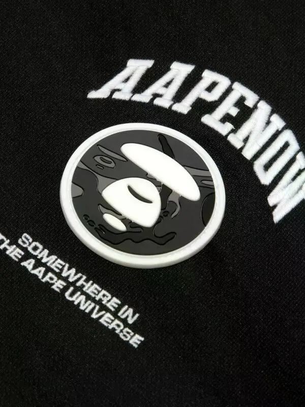 AAPE BY *A BATHING APE Moonface Patch Track Sweatshirt