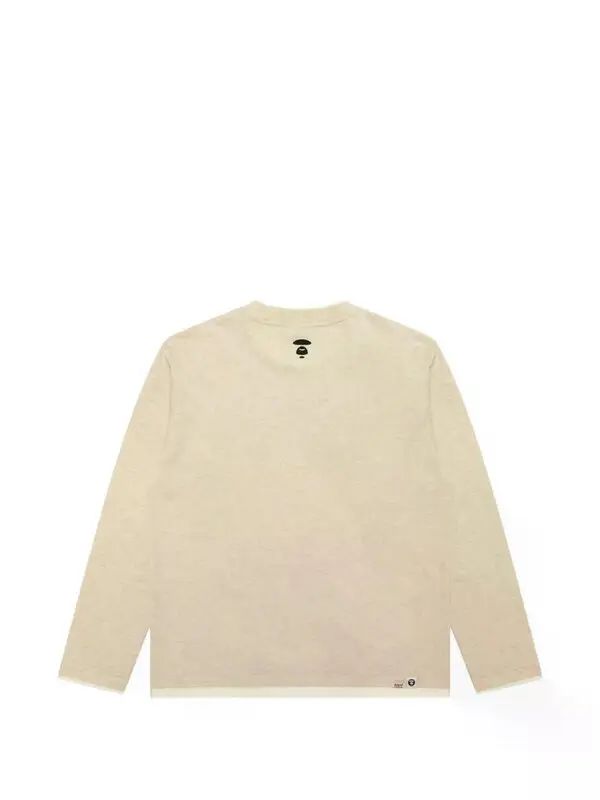 AAPE BY *A BATHING APE Logo-patch Long-sleeve T-shirt