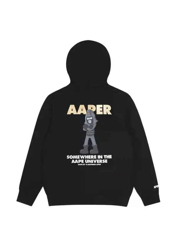 AAPE BY *A BATHING APE Graphic Print Hooded Sweatshirt