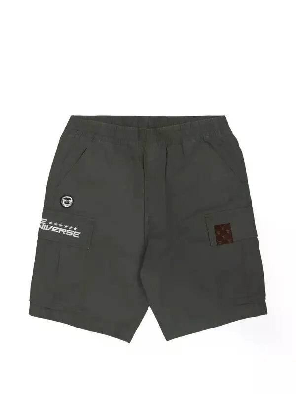 AAPE BY *A BATHING APE Moonface Patch Cargo Shorts