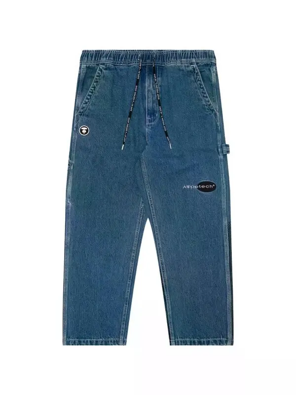 AAPE BY *A BATHING APE Moonface Drawstring Carpenter Trousers