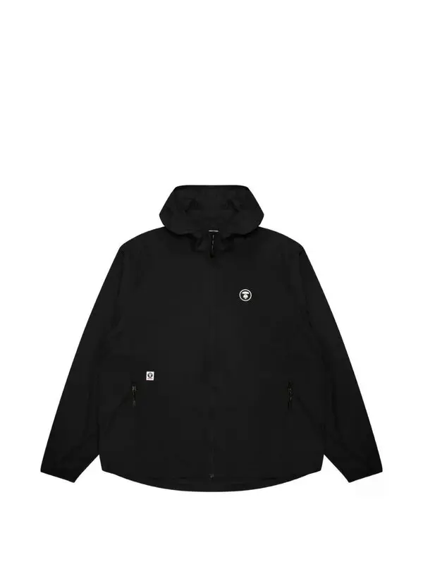AAPE BY *A BATHING APE Moonface Logo-patch Windbreaker Jacket