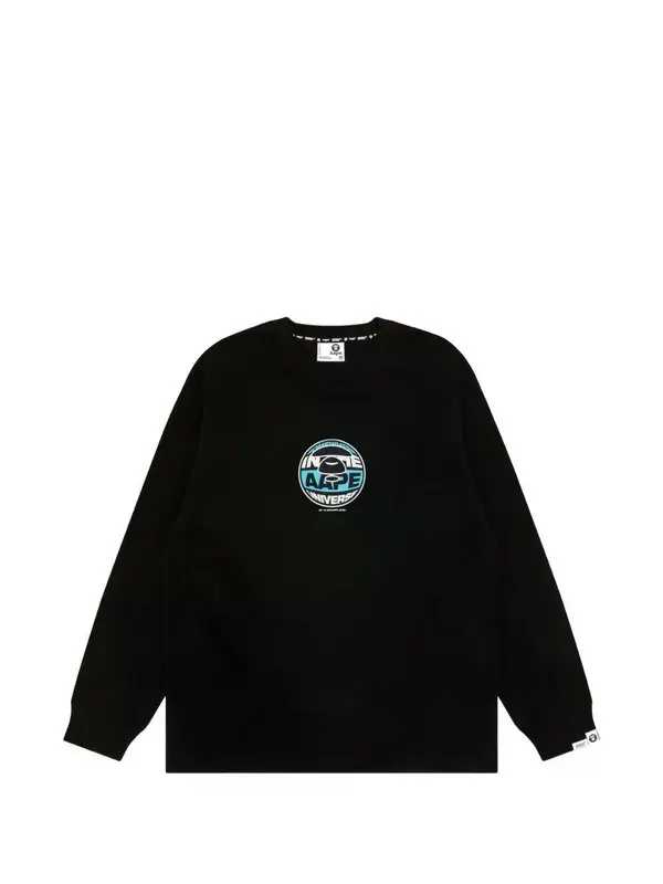 AAPE BY *A BATHING APE Moonface Universe Long-sleeve T-shirt