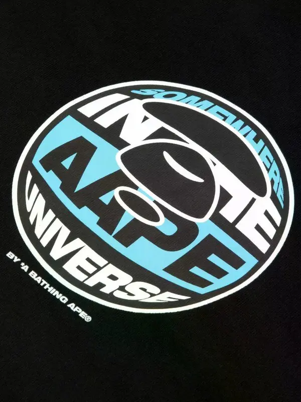 AAPE BY *A BATHING APE Moonface Universe Long-sleeve T-shirt
