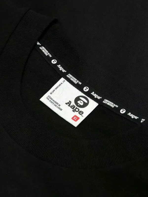 AAPE BY *A BATHING APE Moonface Universe Long-sleeve T-shirt