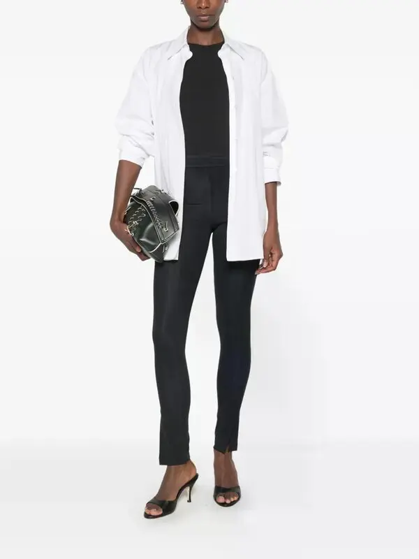 PARLOR Side-slit Slim-fit Trousers