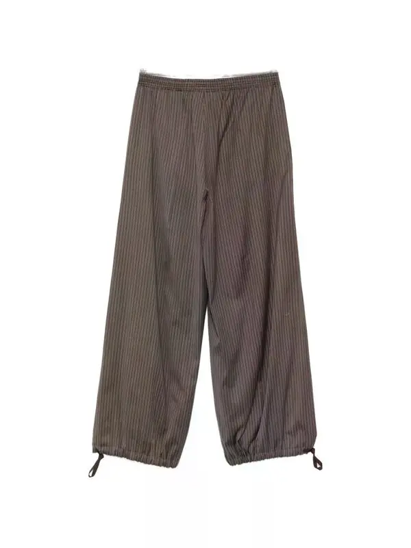 ALYSI Pinstripe Print Drawstring Hem Trousers