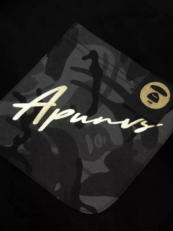 AAPE BY *A BATHING APE Moonface Camouflage-print Shorts