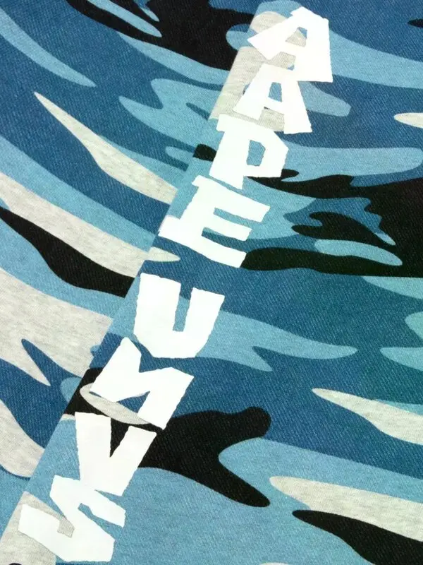AAPE BY *A BATHING APE Camouflage-print Logo-patch Track Pants