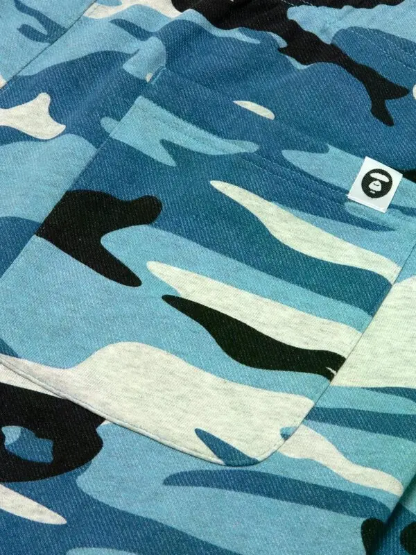 AAPE BY *A BATHING APE Camouflage-print Logo-patch Track Pants